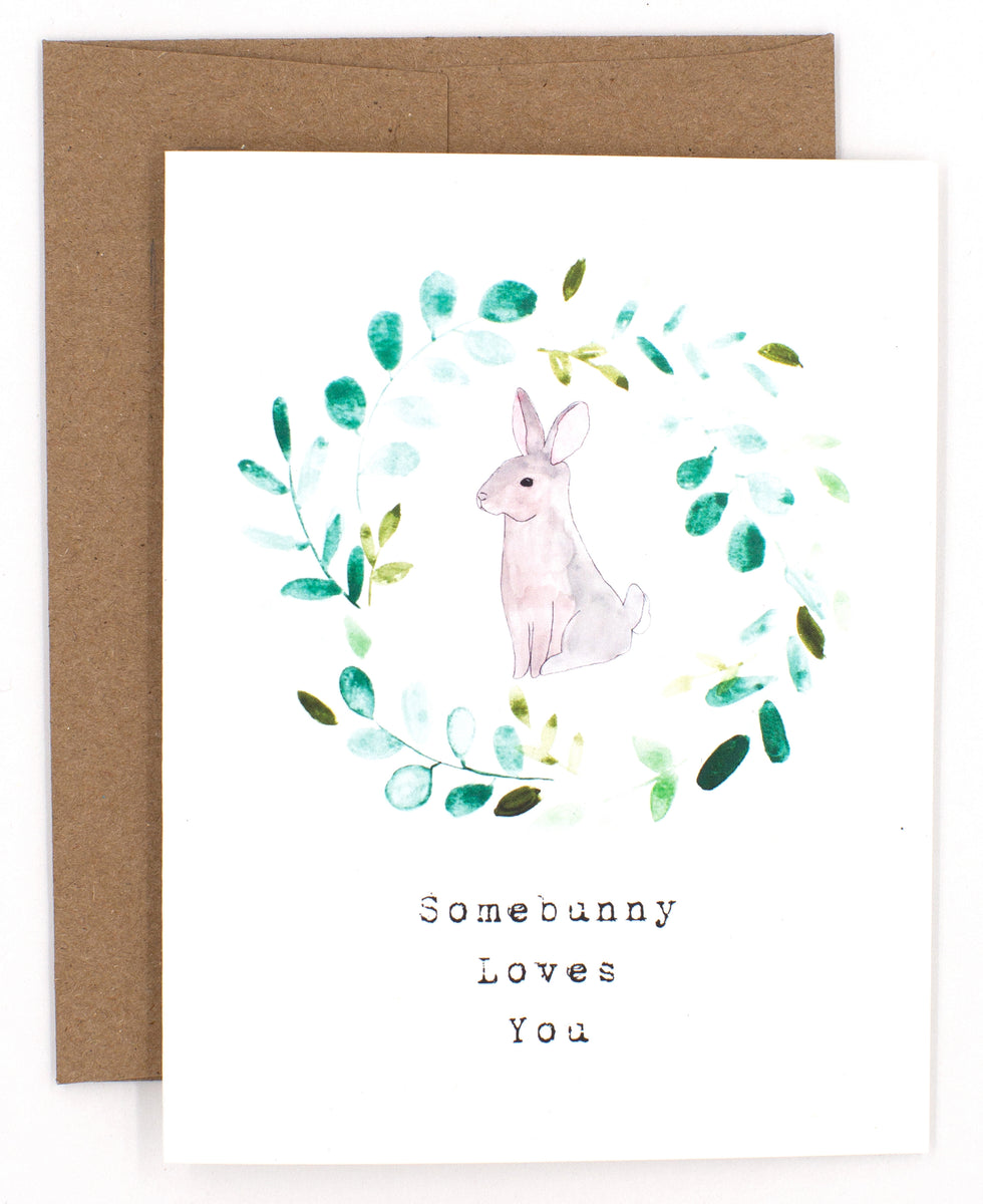 Somebunny Loves You Card – Chirp Chirp Candles